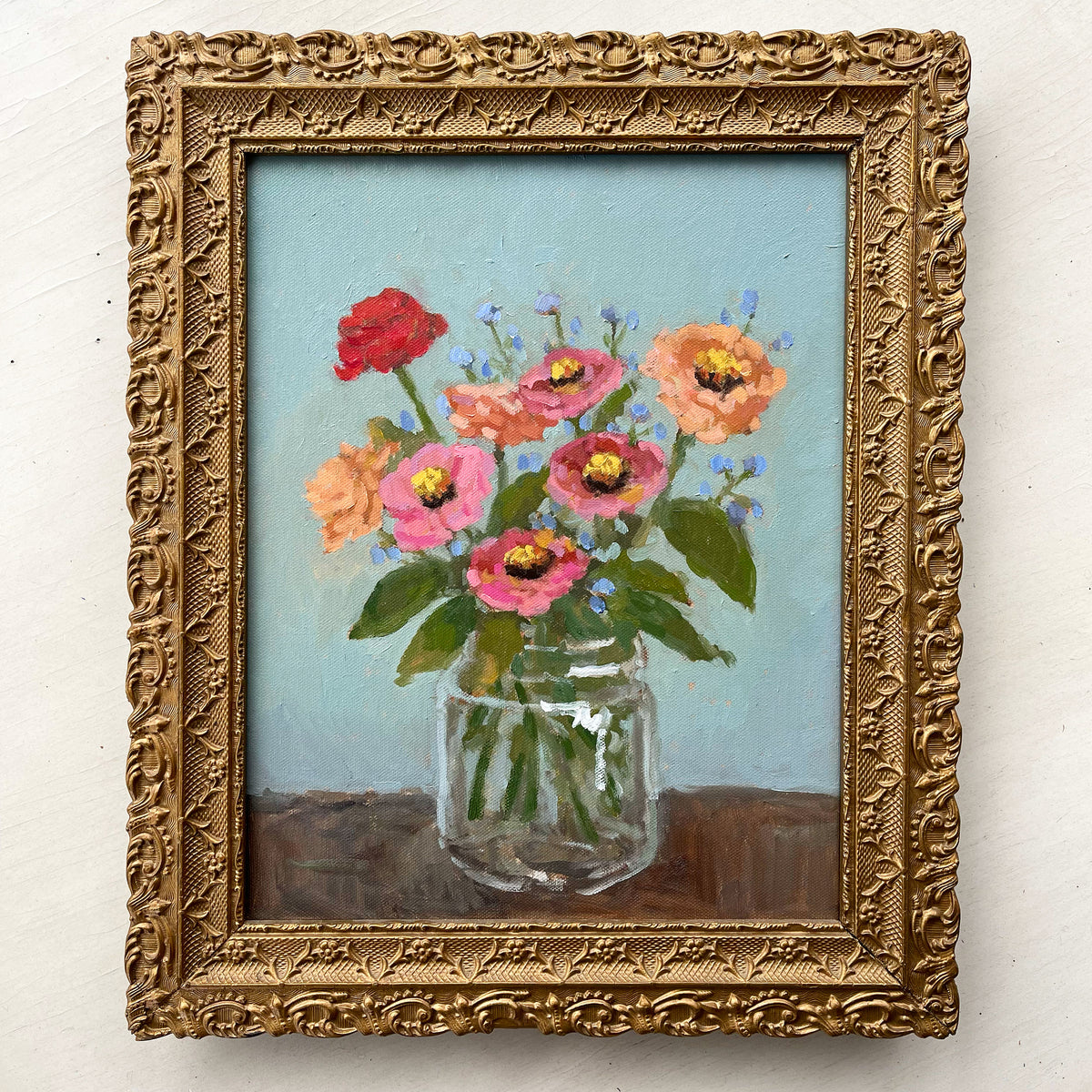 Zinnias – Sarah Elizabeth Art